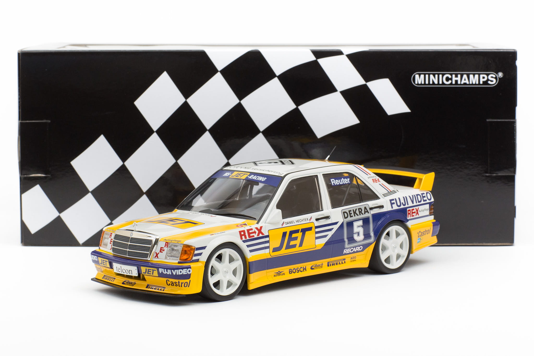 Mercedes-Benz 190E 2.5-16 Evo 1 #5 DTM 1989 Manuel Reuter Minichamps 1: ...